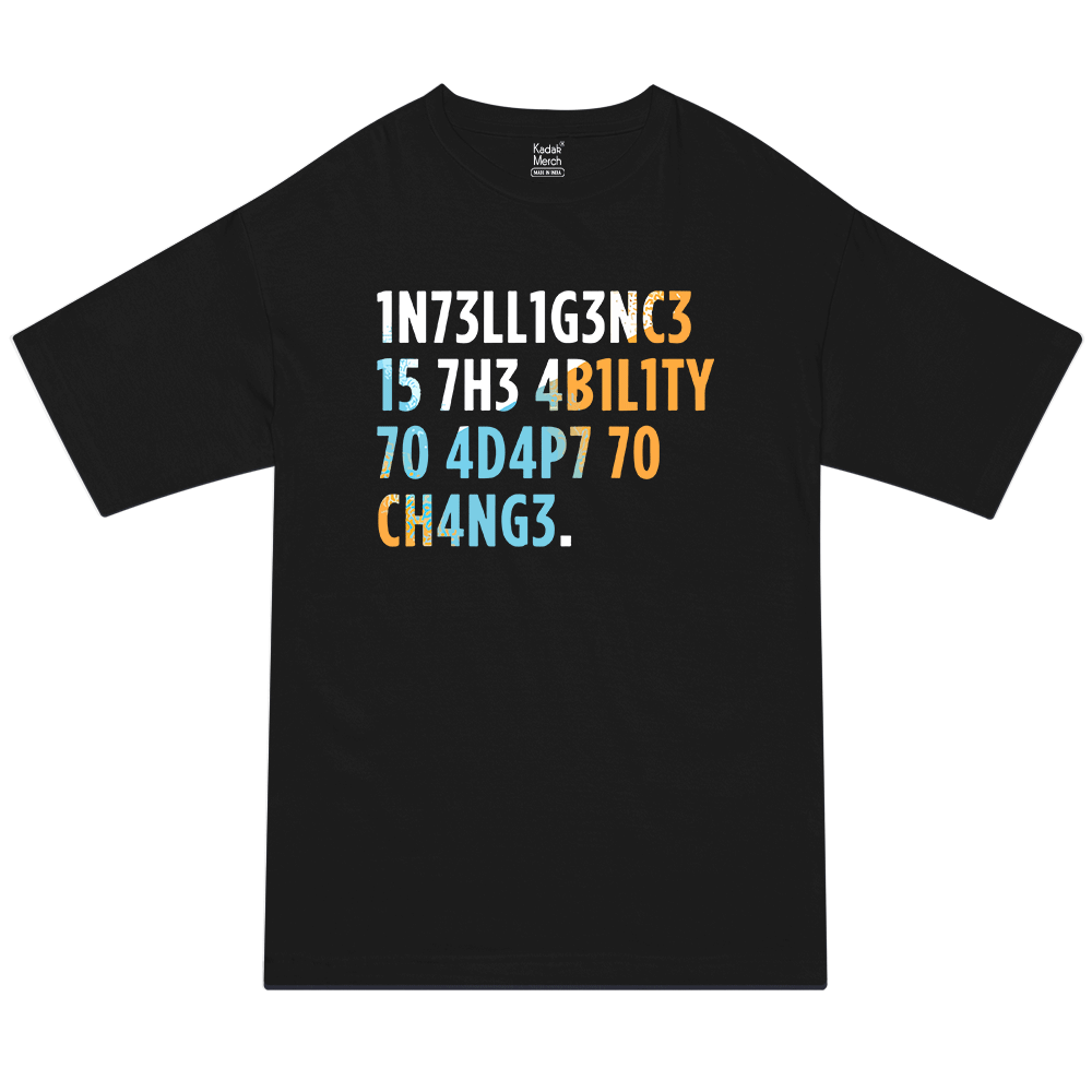 Intelligence Oversized T-Shirt – KadakMerch