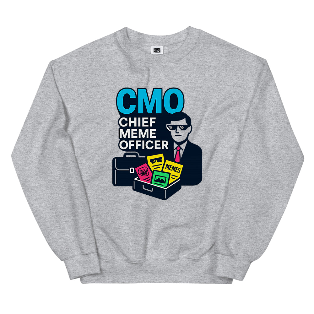 Chief Meme Officer Sweatshirt – KadakMerch